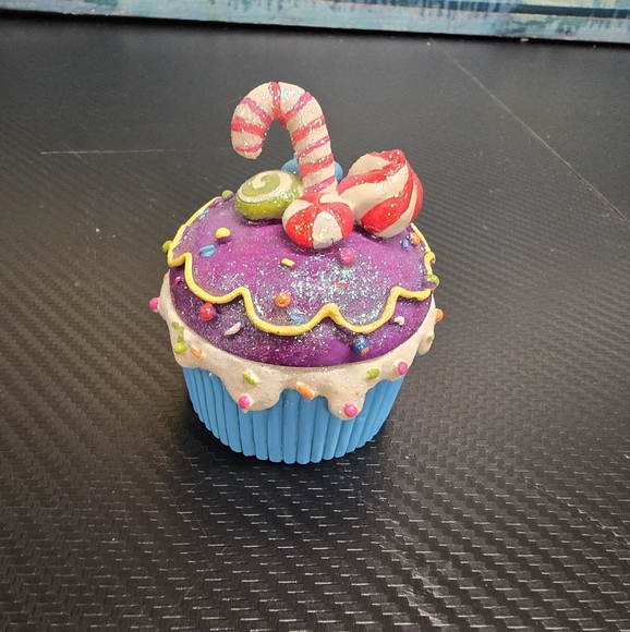 Accents | 315 Cute Ceramic Candy Cupcake Trinket Box | Poshmark